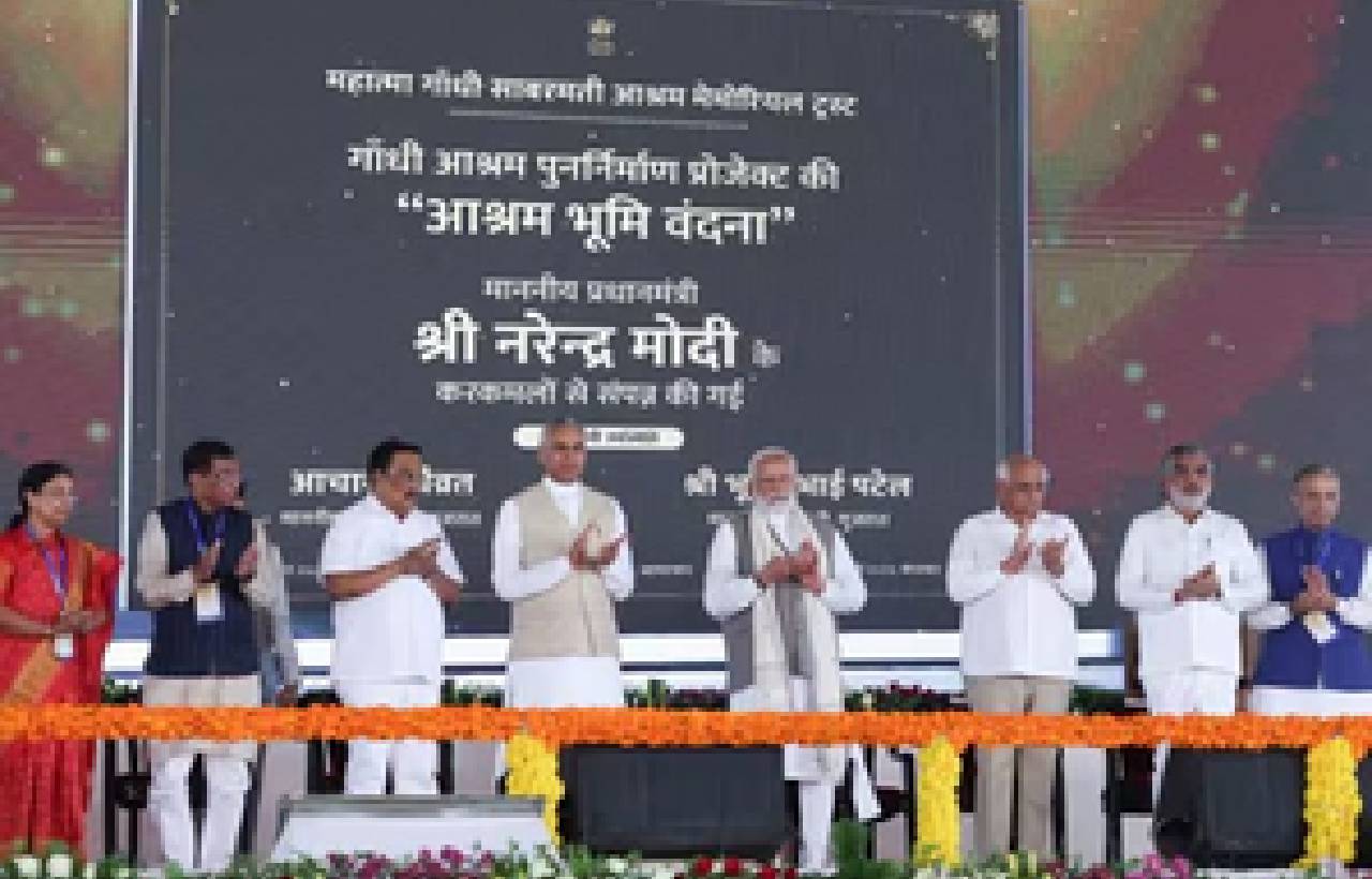 PM Modi Inaugurates Kochrab Ashram, Unveils Master Plan For Gandhi ...