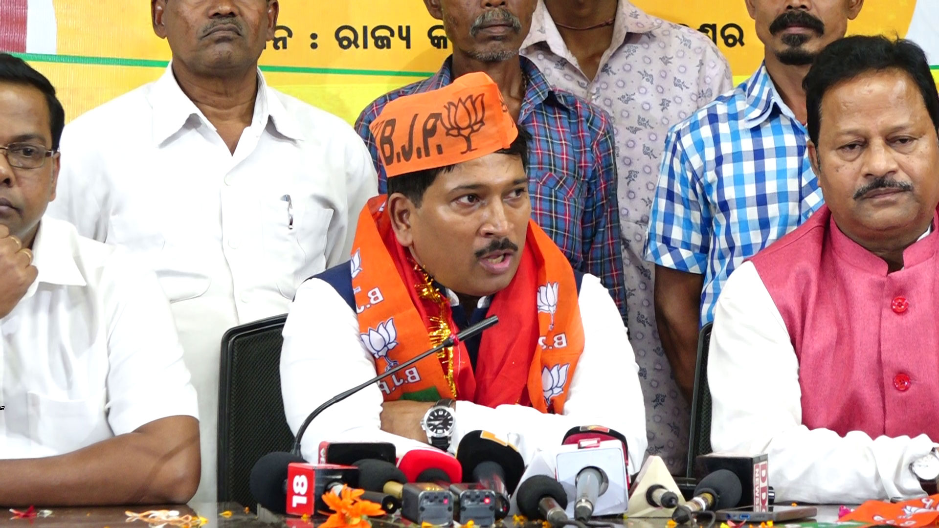 Former IRS Officer Sambit Tripathy Joins BJP In Odisha
